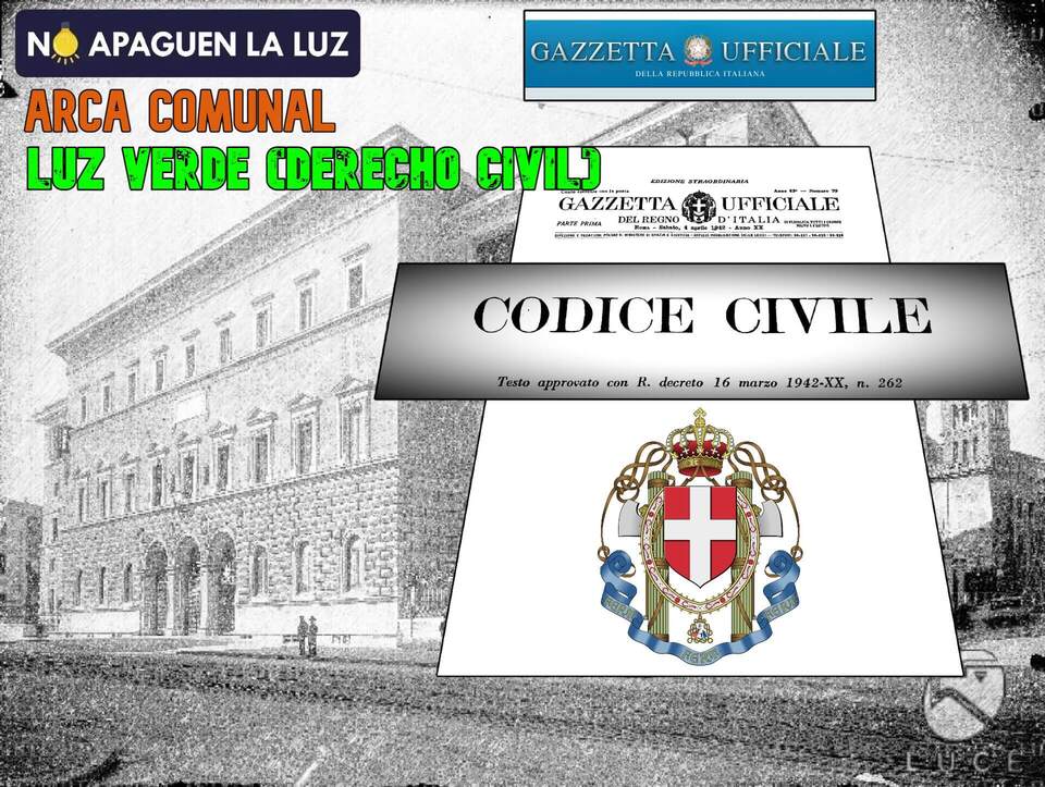 La publicación original del Código Civil italiano de 1942 - No Apaguen ...